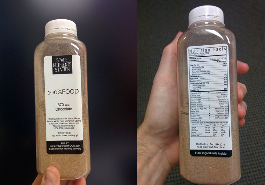 REVIEW: 100% Food, a Liquid Meal-Replacement | TechGraphs