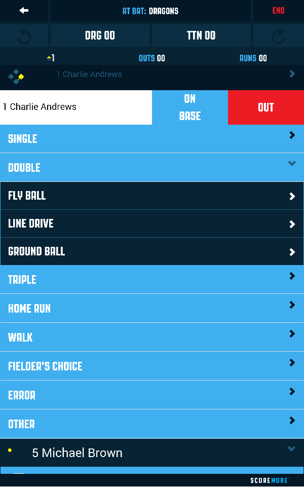 Review: ScoreMore Baseball App | TechGraphs